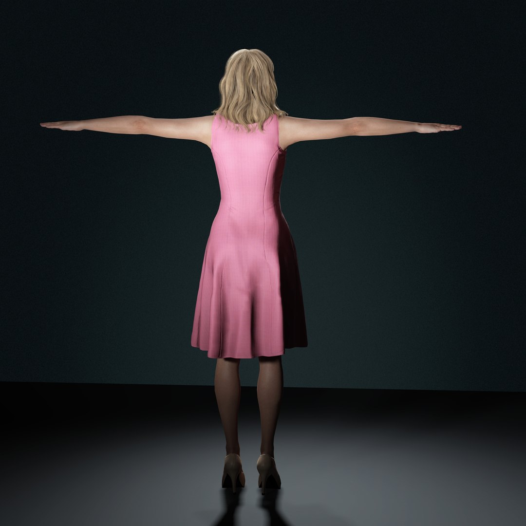 3D Model Margot Robbie 3D Model - Hyper Realistic - Low Poly 3D Model ...