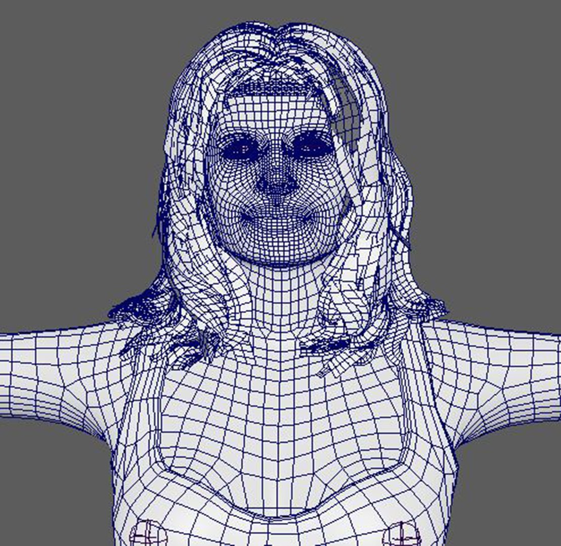 3D Model Margot Robbie 3D Model - Hyper Realistic - Low Poly 3D Model ...