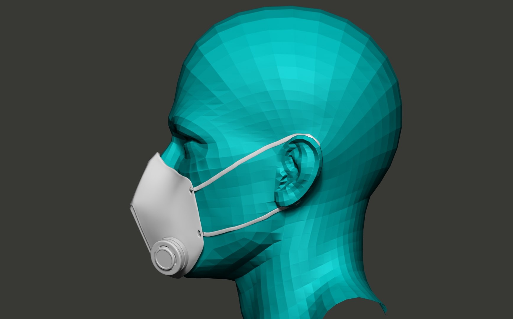 Free 3D Antivirus Mask Model - TurboSquid 1527025