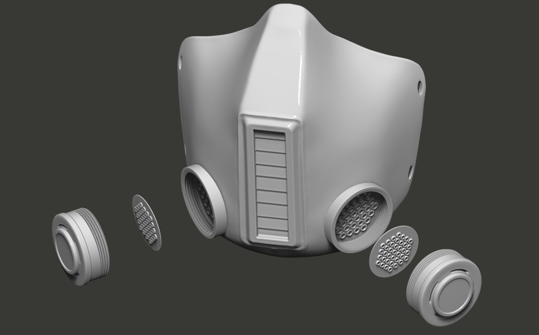 Free 3D Antivirus Mask Model - TurboSquid 1527025