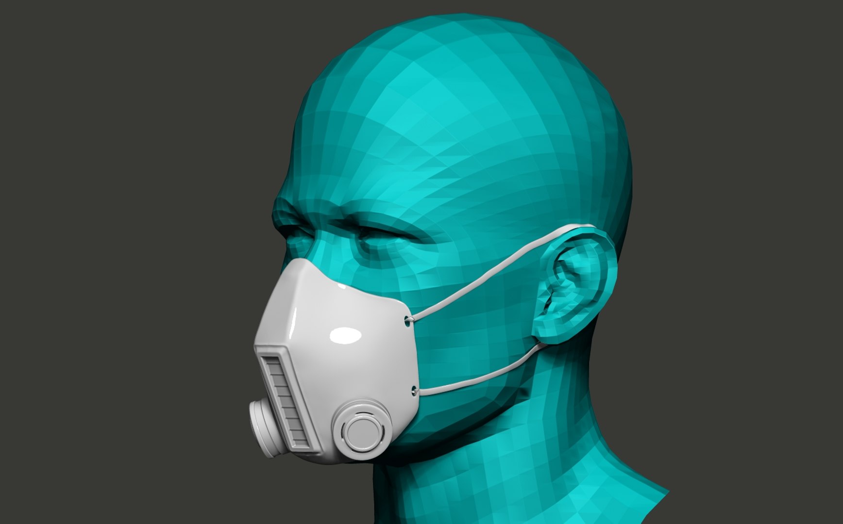 Free 3D Antivirus Mask Model - TurboSquid 1527025