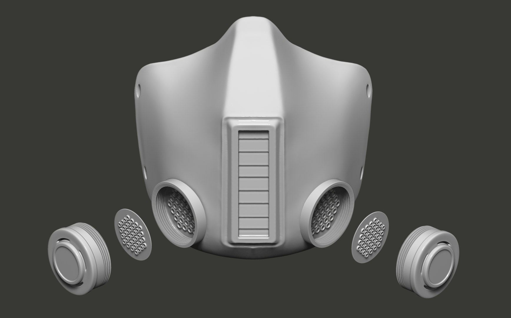 Free 3D Antivirus Mask Model - TurboSquid 1527025