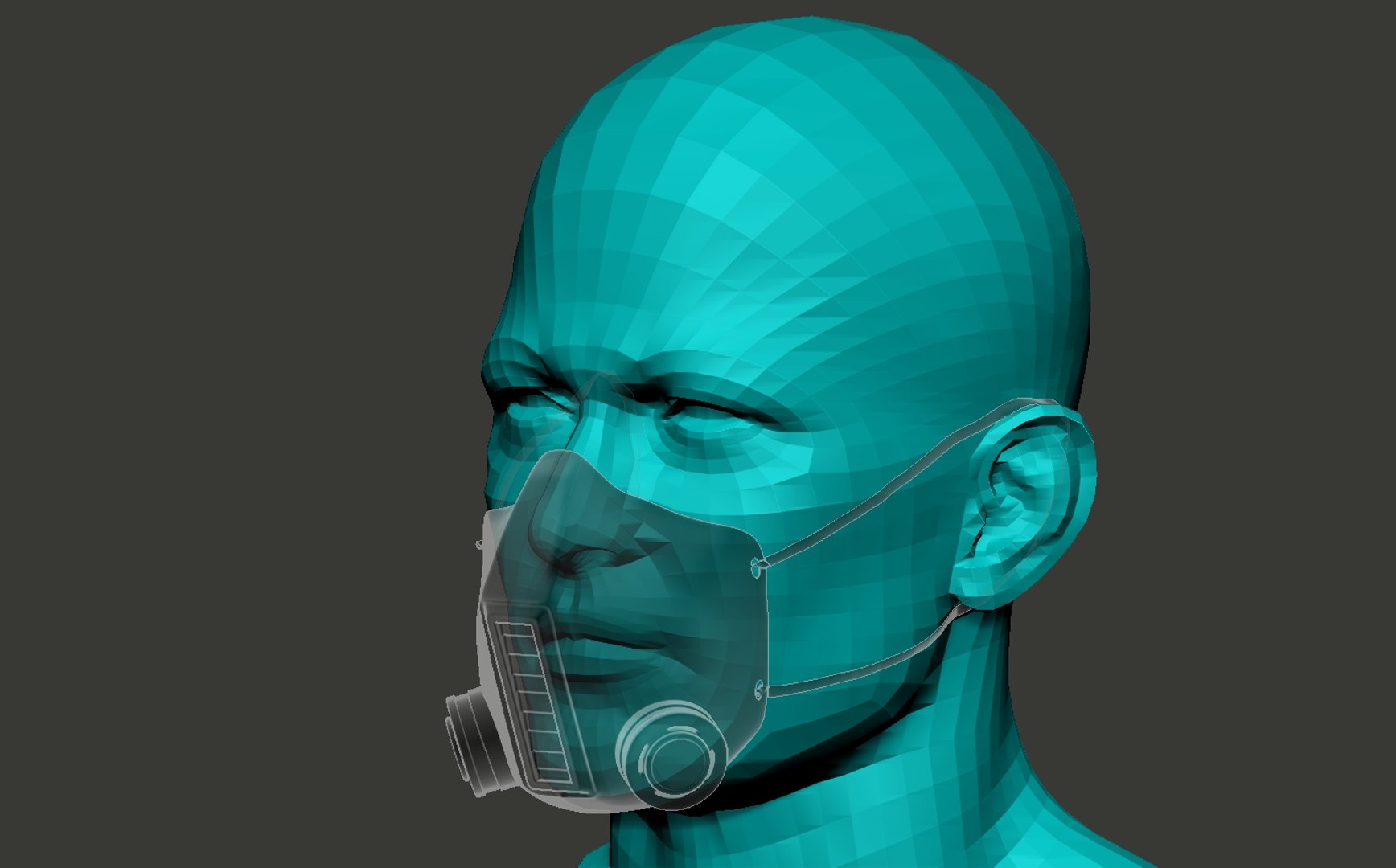 Free 3D Antivirus Mask Model - TurboSquid 1527025