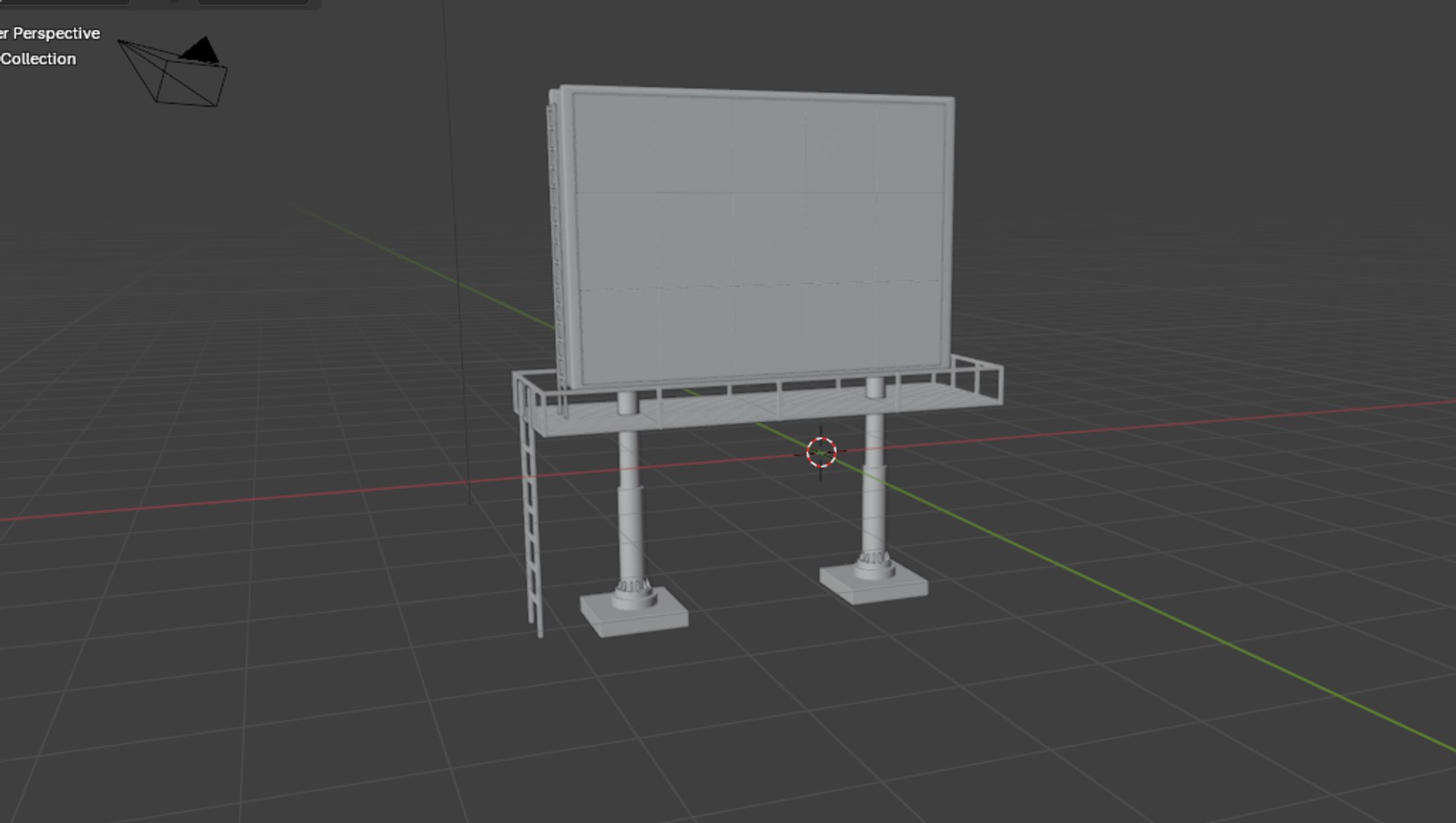 Blank Billboard 3D Model 3D Model - TurboSquid 2497253