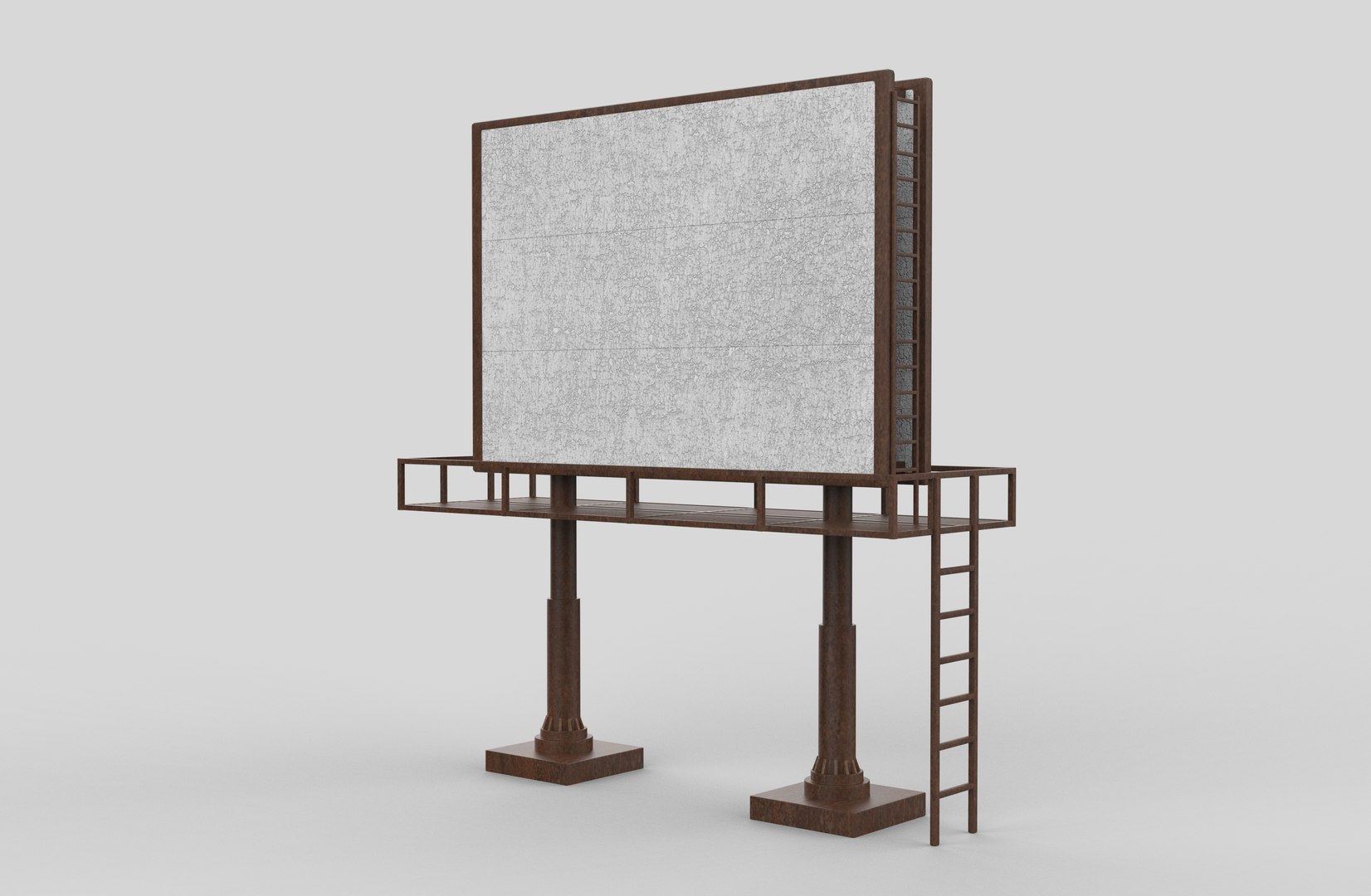 Blank Billboard 3D Model 3D Model - TurboSquid 2497253