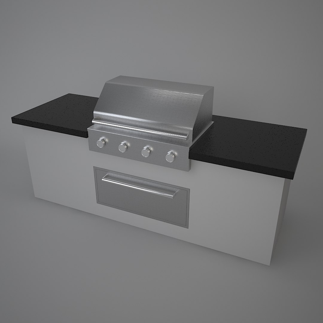 3D Model Garden Grill - TurboSquid 1202961