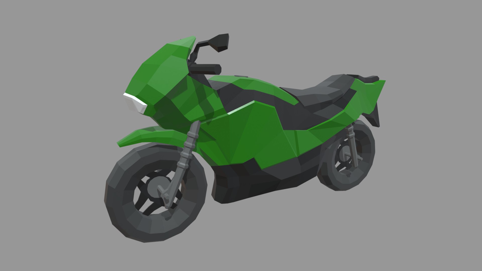 Low Poly Motorbike 05 3D Model - TurboSquid 2231634