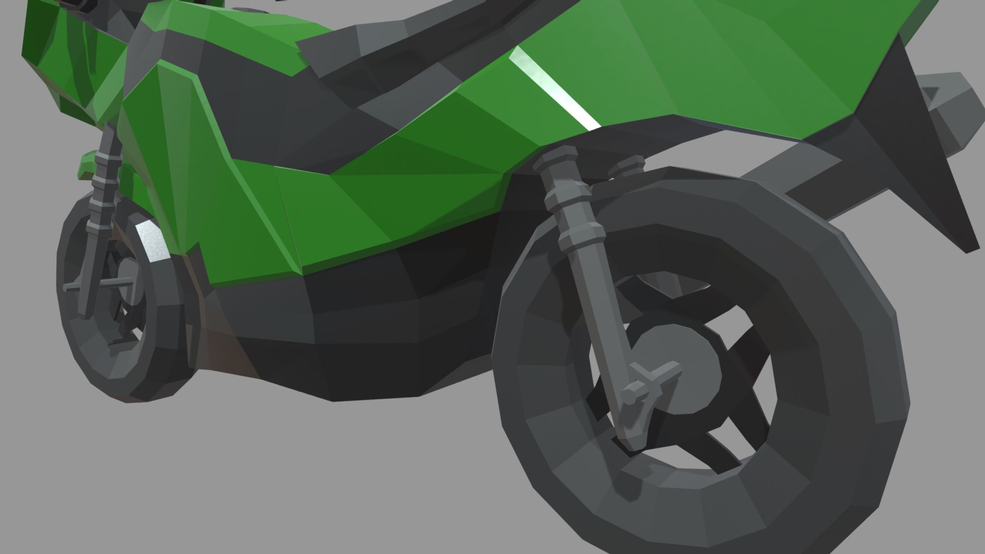 Low Poly Motorbike 05 3D Model - TurboSquid 2231634