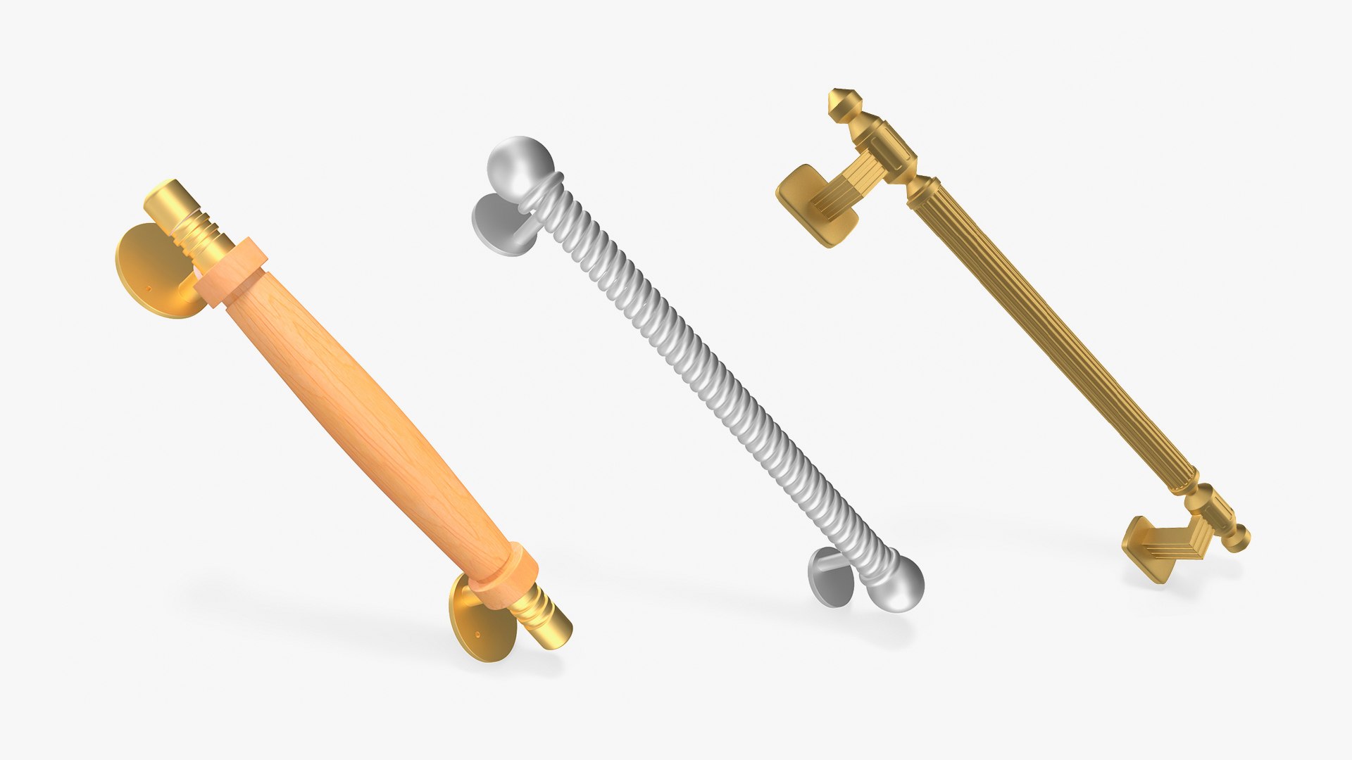 Door Handles Collection 2 3D Model - TurboSquid 2239920