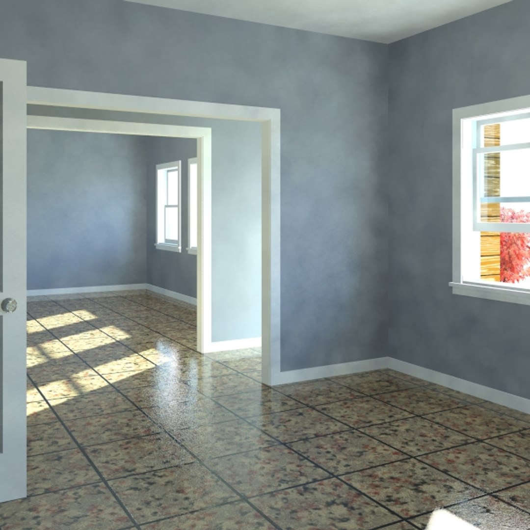 3d Model Complete Traditional House Interior