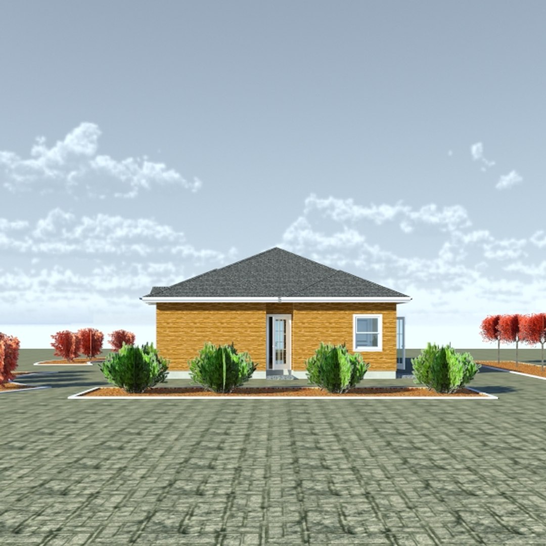 3d Model Complete Traditional House Interior