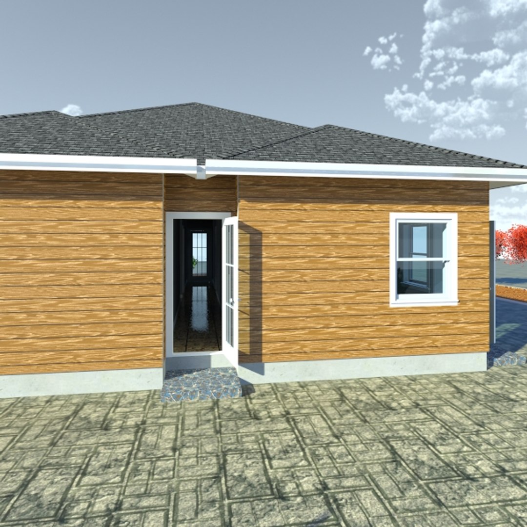 3d Model Complete Traditional House Interior