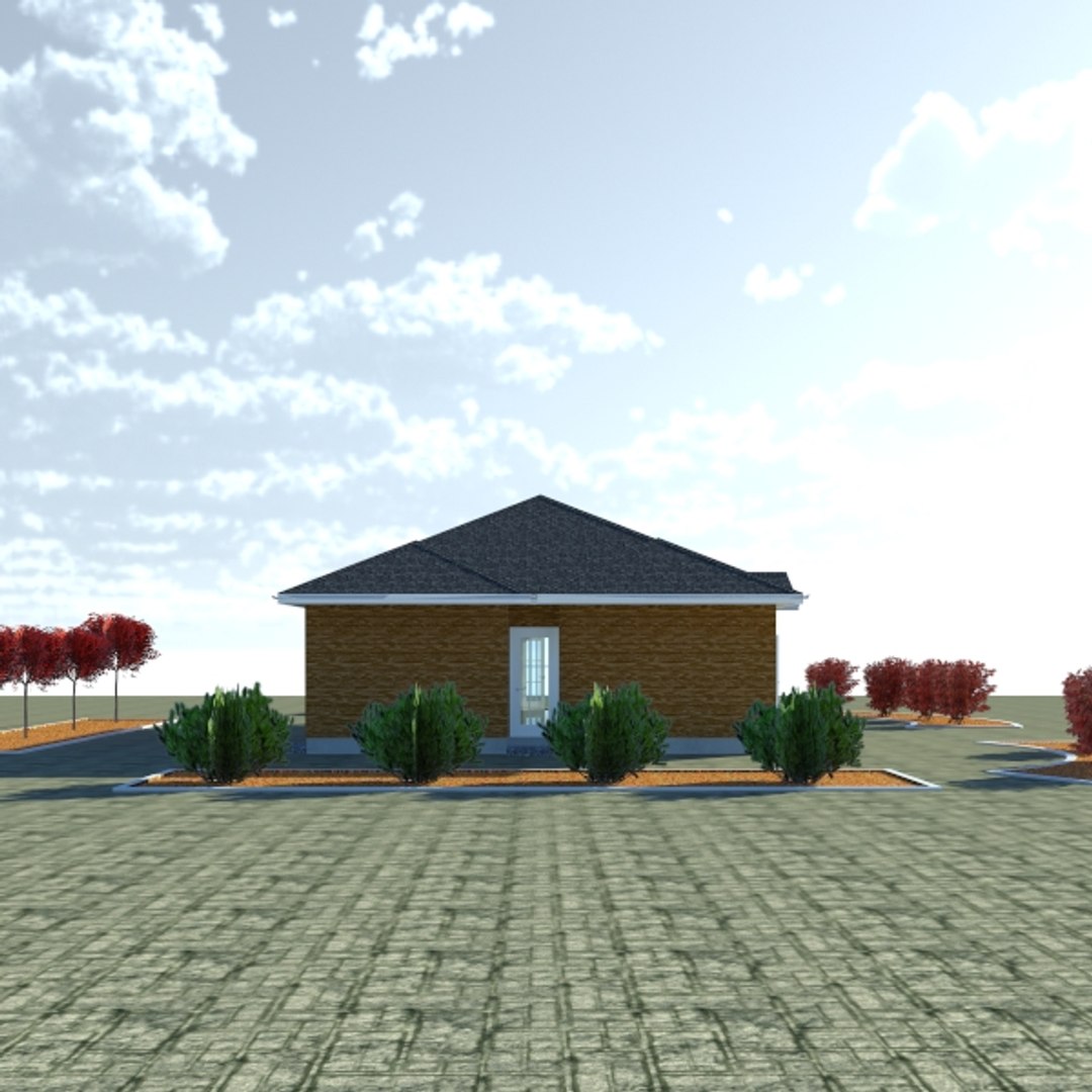 3d Model Complete Traditional House Interior