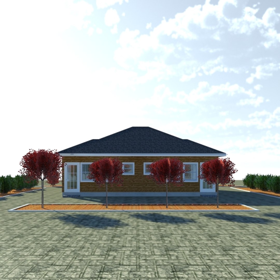 3d Model Complete Traditional House Interior