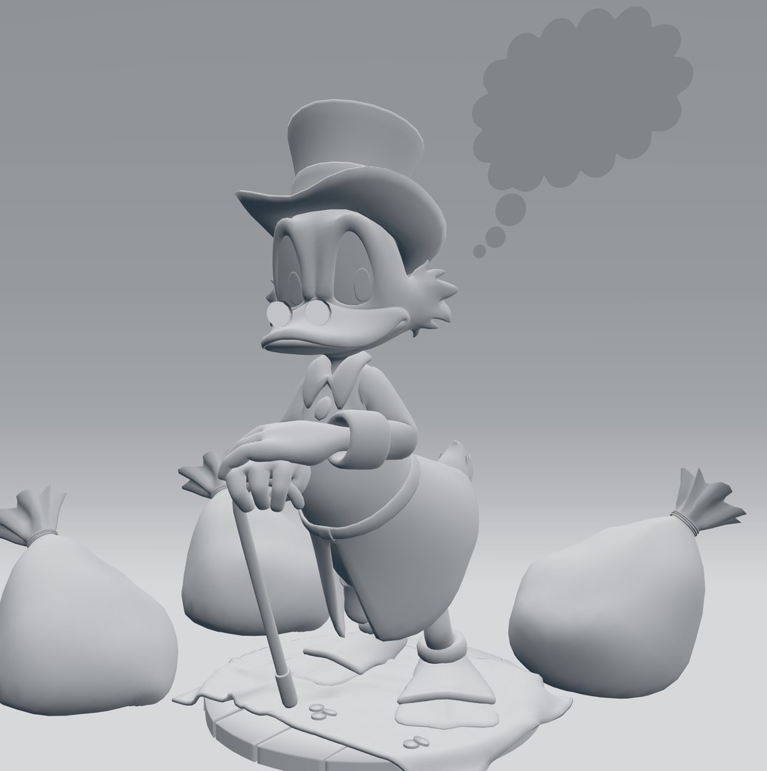 Cartoon Duck 3D Model - TurboSquid 1167442