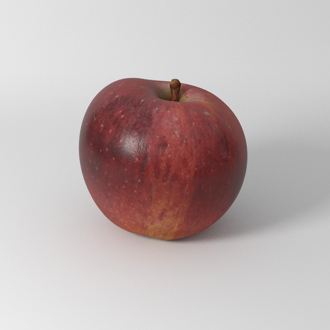 Red Apple 3D Model - TurboSquid 1454750
