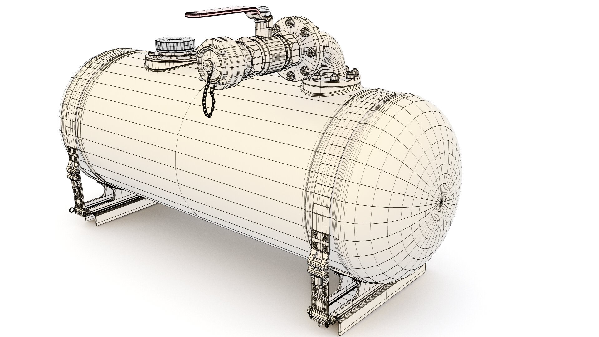 Fuel Tank 3D Model - TurboSquid 1557633