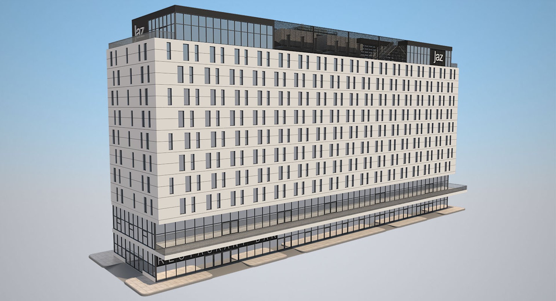 3D City Building Model - TurboSquid 1341574