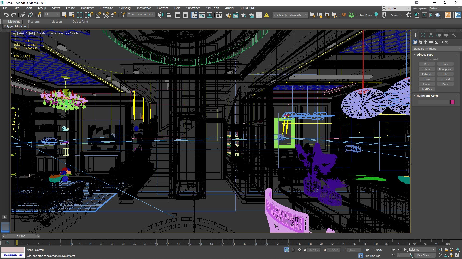3D Model 1st Floor House - HanhCT - Max OBJ SKP FBX Simlab Collada ...