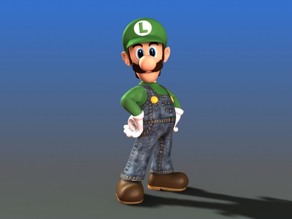 modelo 3d Luigi personaje de videojuego - TurboSquid 666892