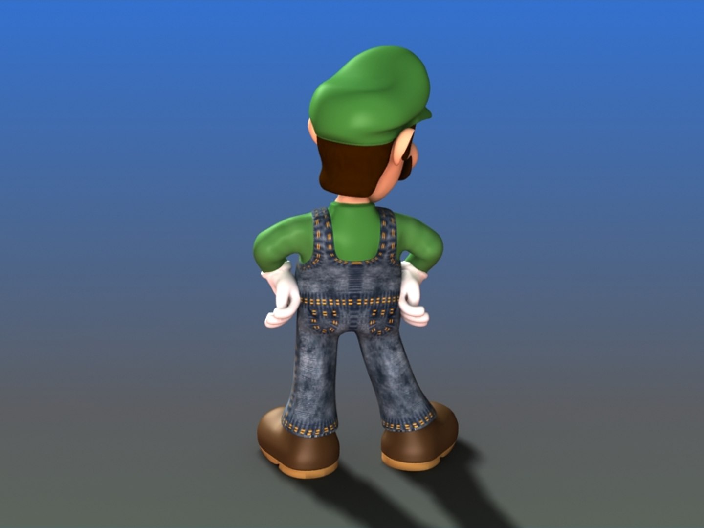 Nintendo Video Character Luigi 3d Model
