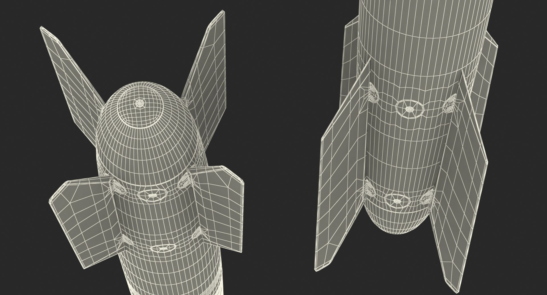 3D B61-12 Nuclear Bomb Model - TurboSquid 1250221