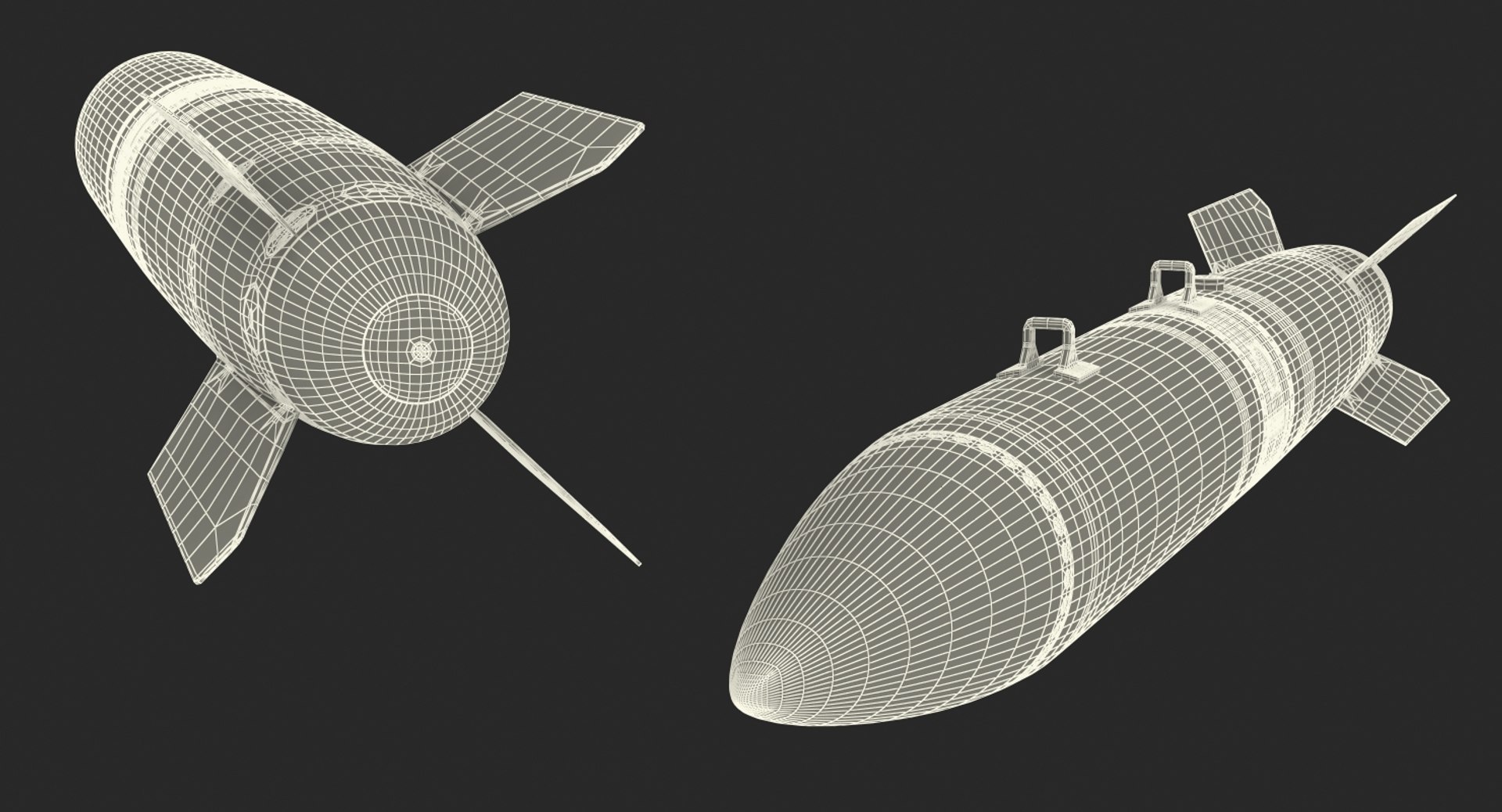 3D B61-12 Nuclear Bomb Model - TurboSquid 1250221