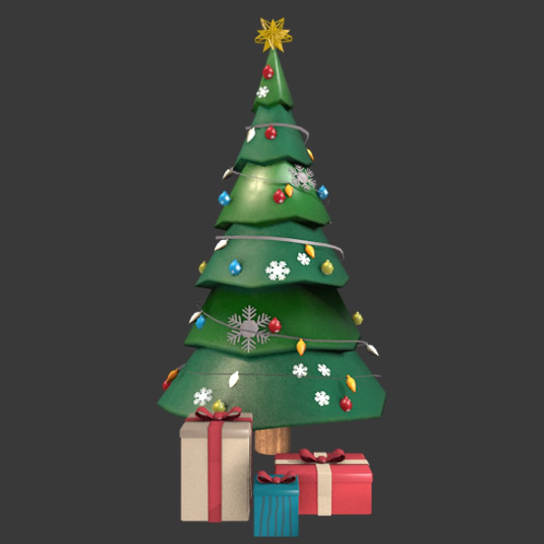 Christmas Tree 3D - TurboSquid 1292060
