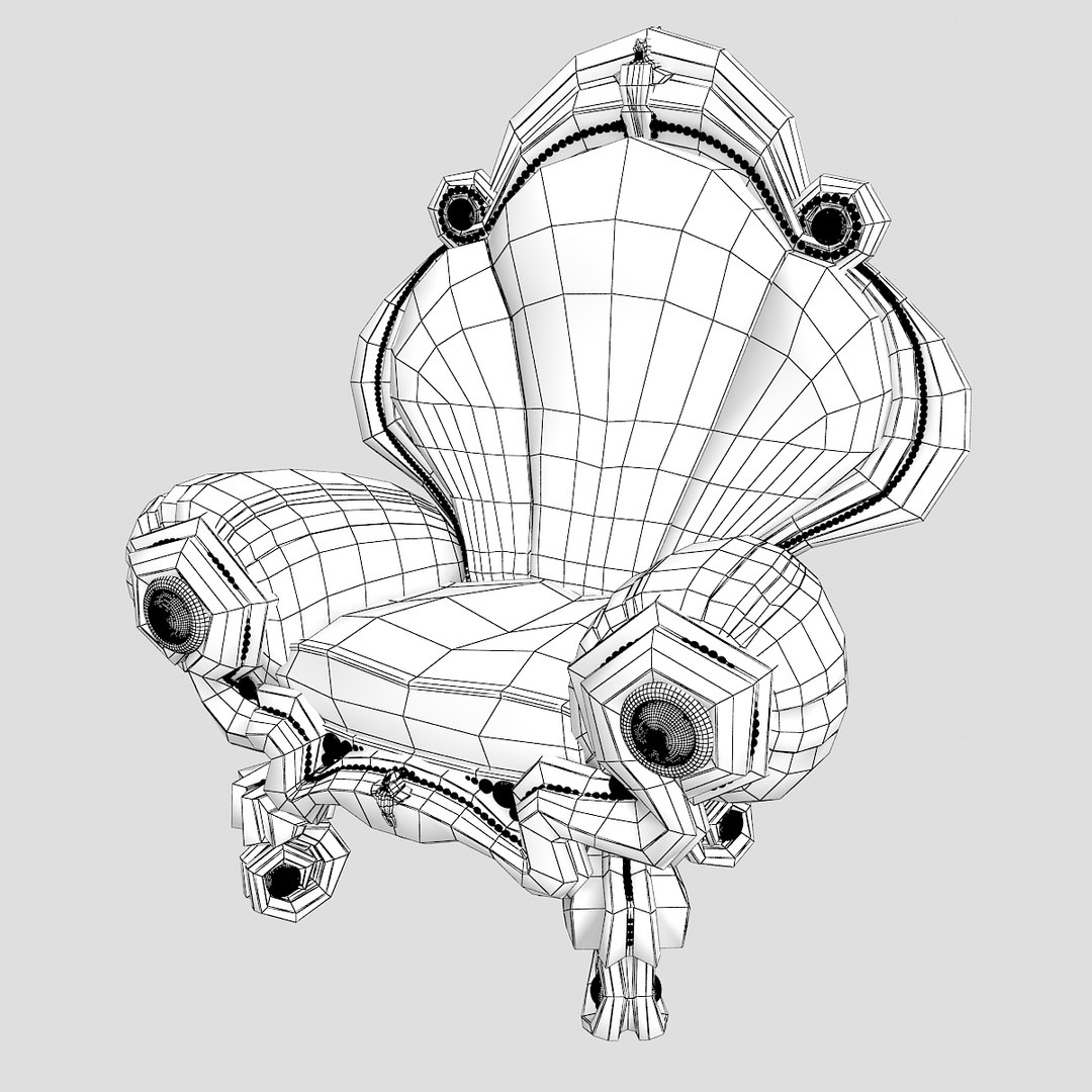 chair king 3d model