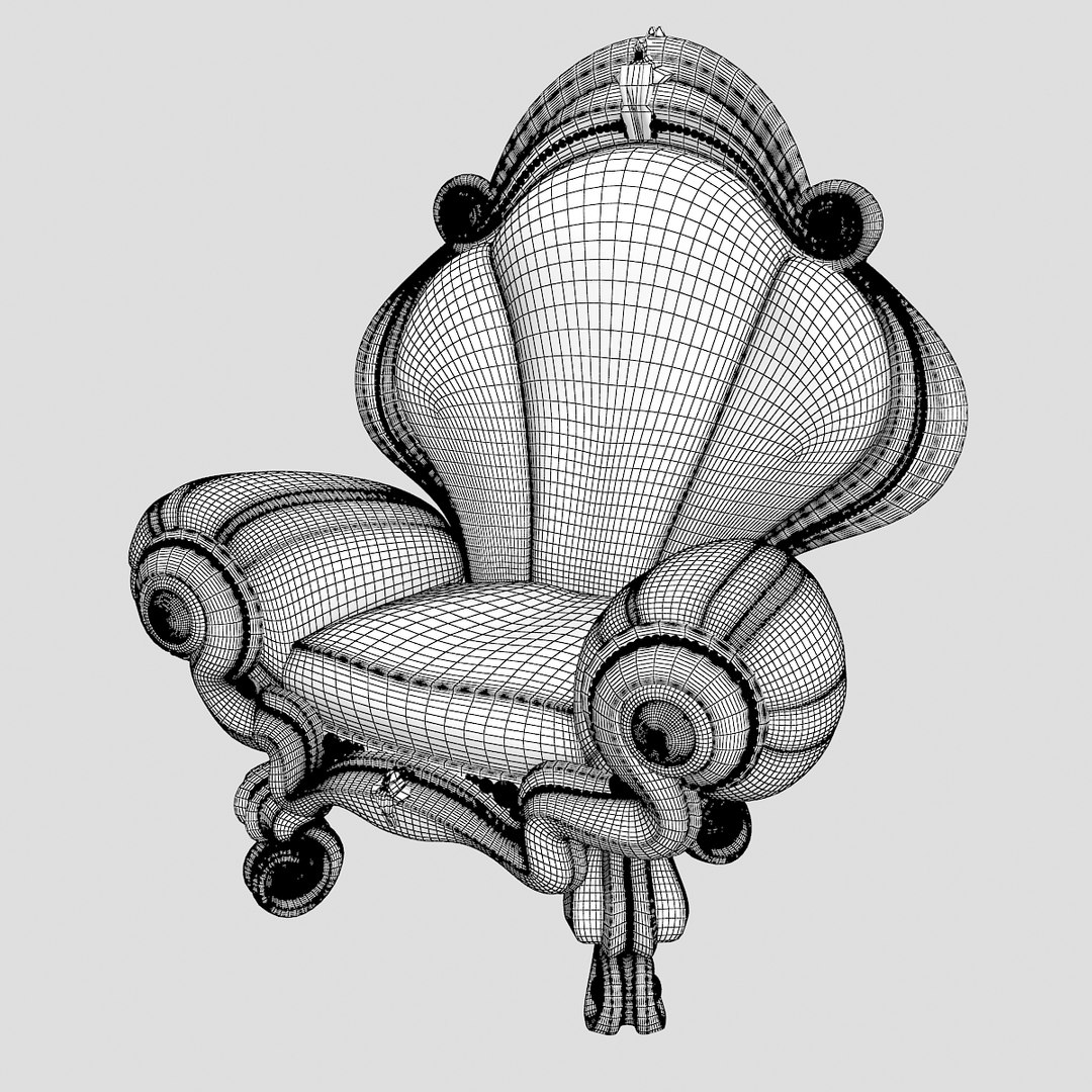 chair king 3d model