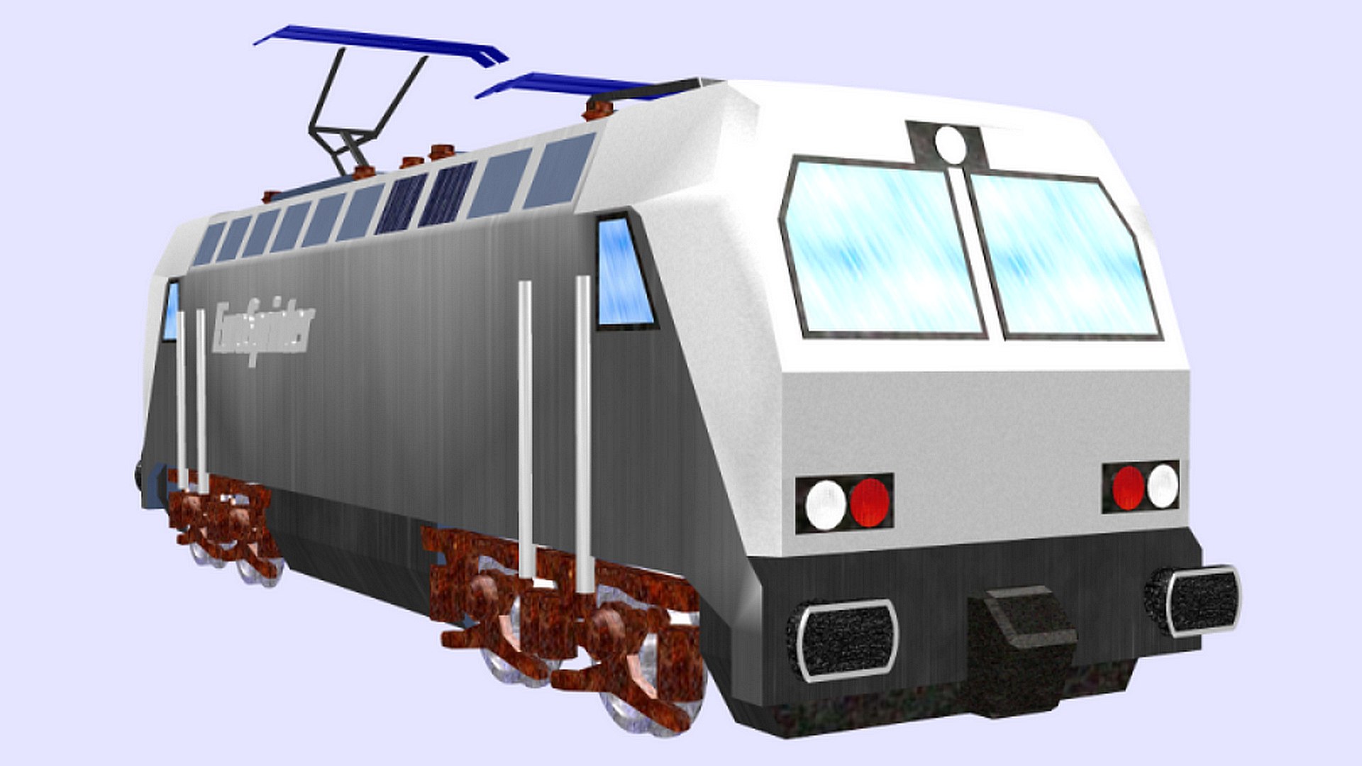 Eurosprinter Electric Locomotive 3D Model - TurboSquid 1707673