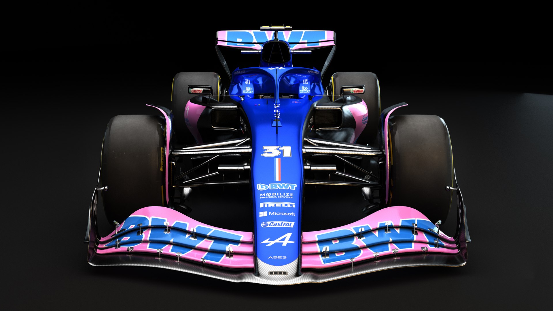 3D Model F1 Alpine A523 2023 - TurboSquid 2039777