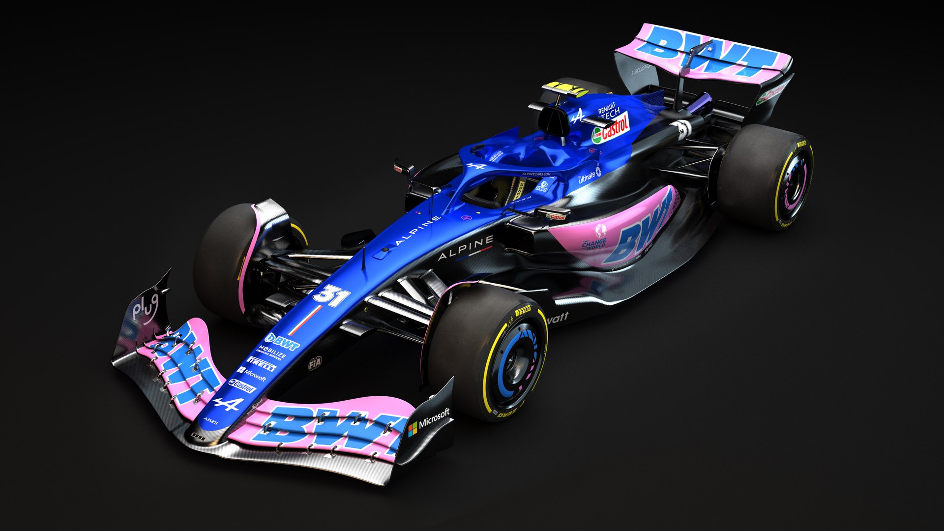 3D Model F1 Alpine A523 2023 - TurboSquid 2039777