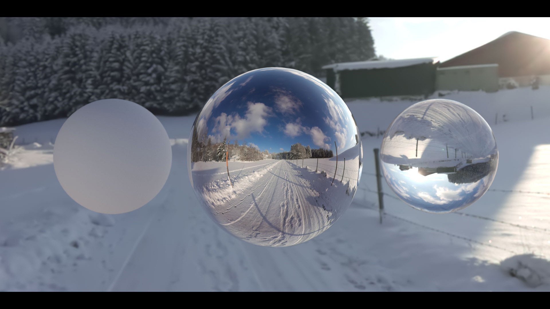 3D Winter Wonderland HDRI Collection Model - TurboSquid 2294648