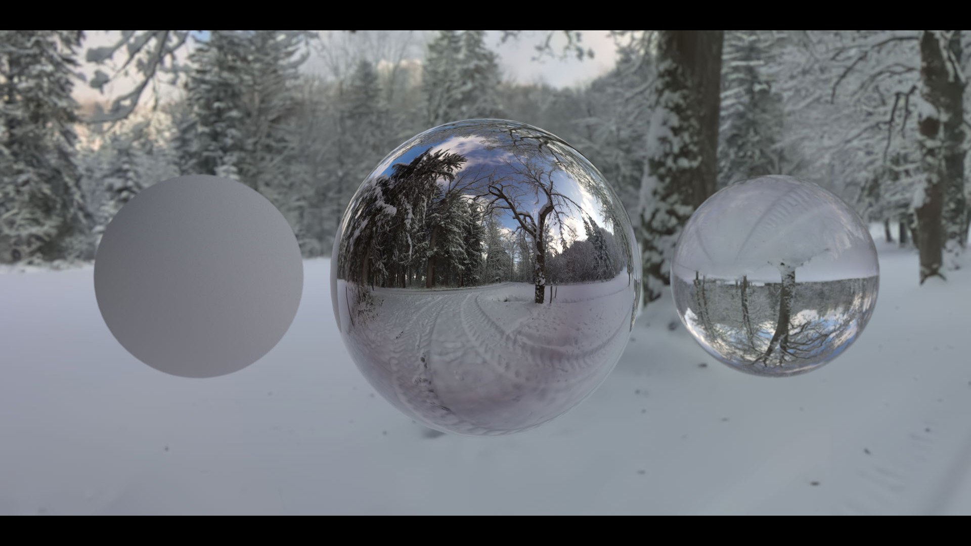 3D Winter Wonderland HDRI Collection Model - TurboSquid 2294648