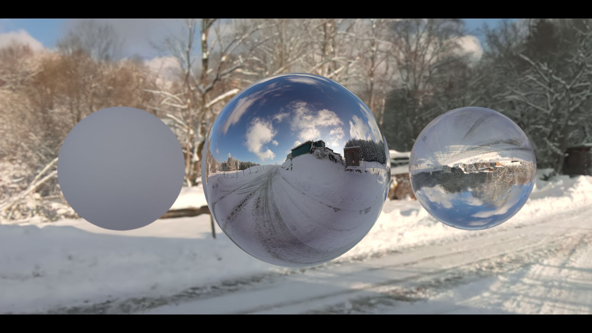3D Winter Wonderland HDRI Collection Model - TurboSquid 2294648
