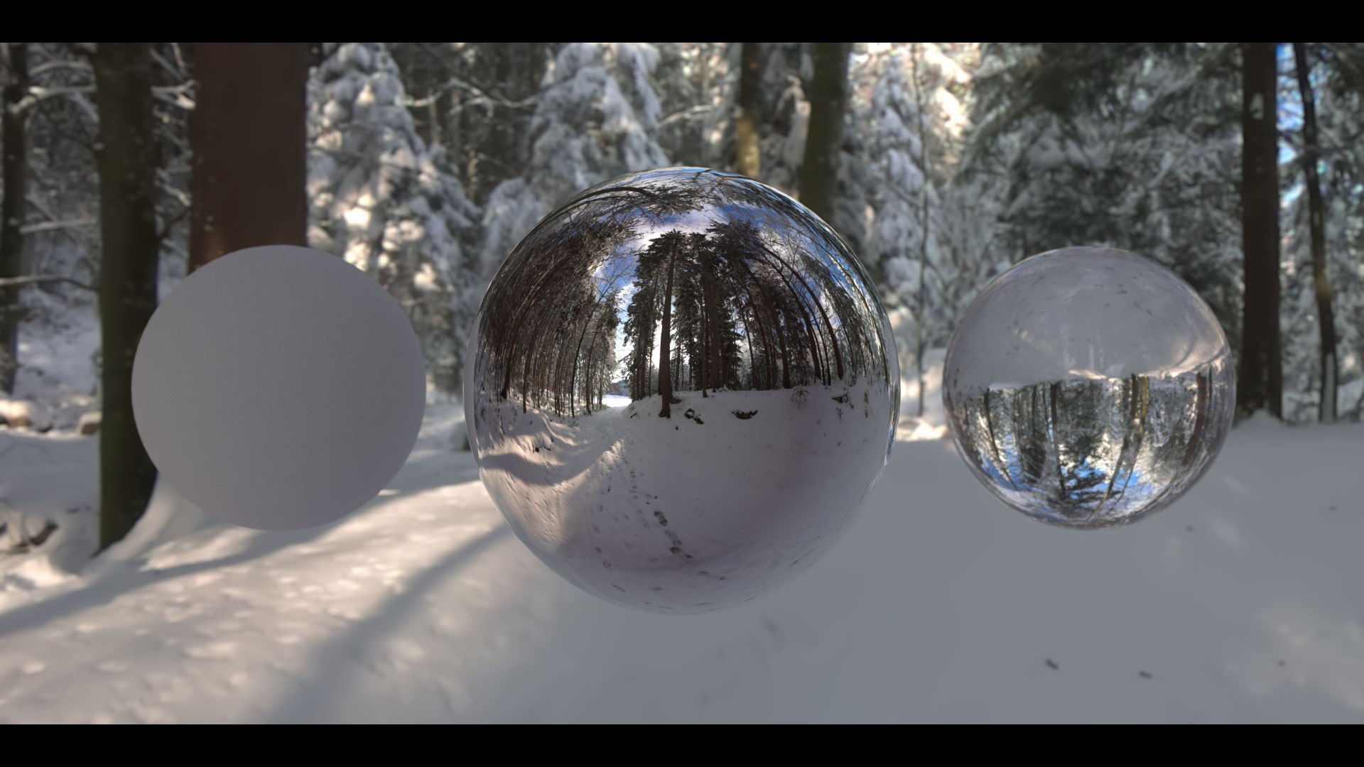 3D Winter Wonderland HDRI Collection Model - TurboSquid 2294648