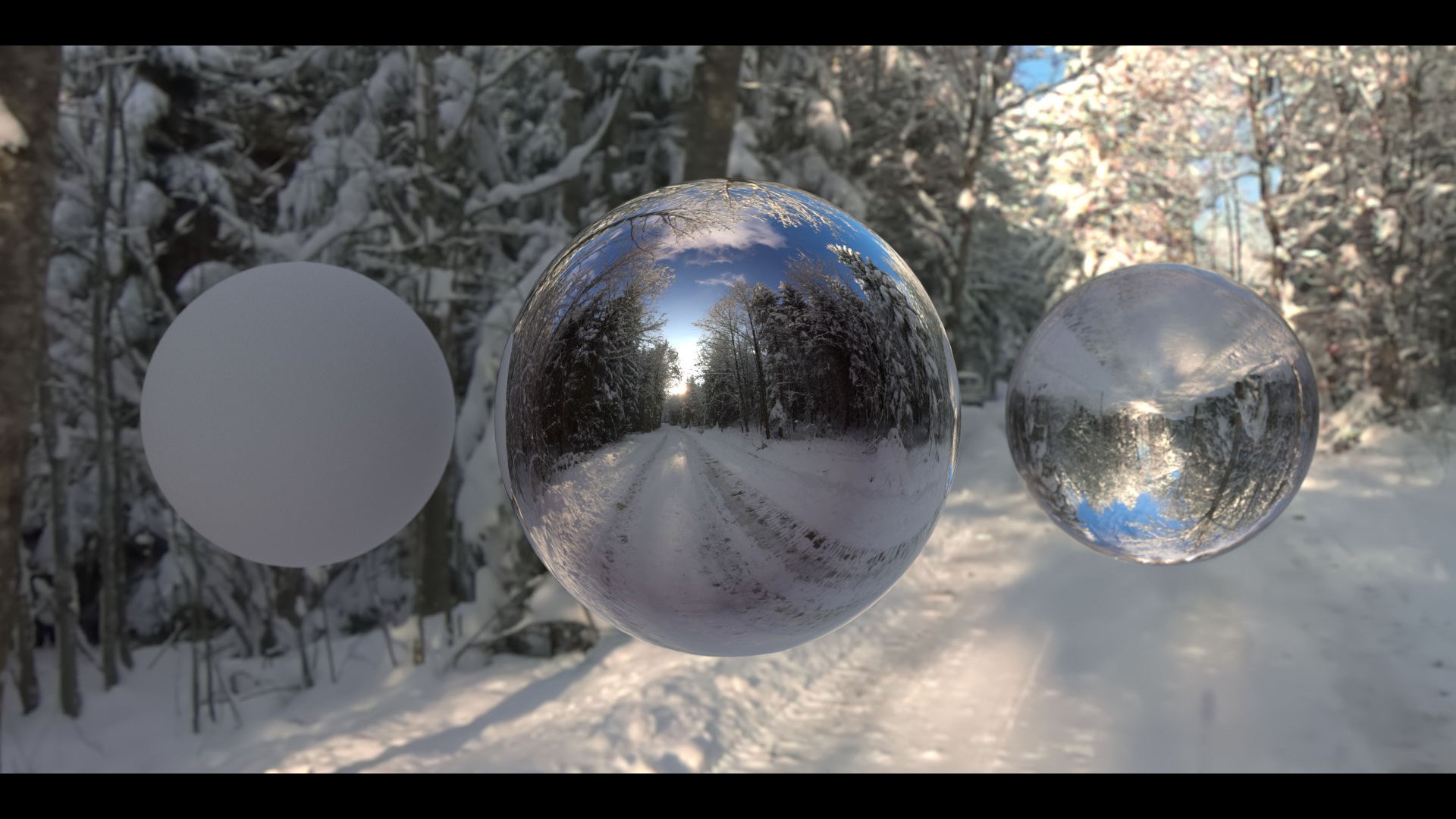 3D Winter Wonderland HDRI Collection Model - TurboSquid 2294648