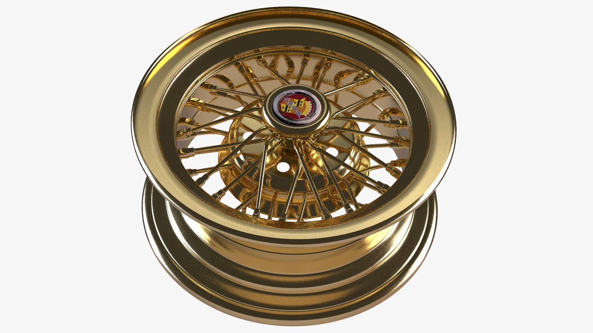 3D Wire Wheel - TurboSquid 1815725