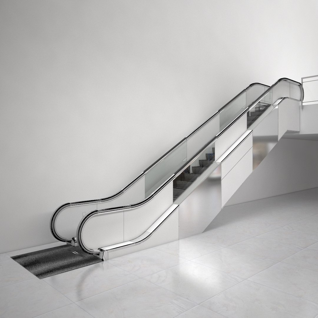 3D model kone transitmaster 140 escalator - TurboSquid 1240588