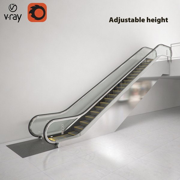 kone travelmaster 110 escalator 3d model