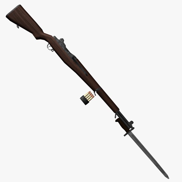free m1 garand 3d model