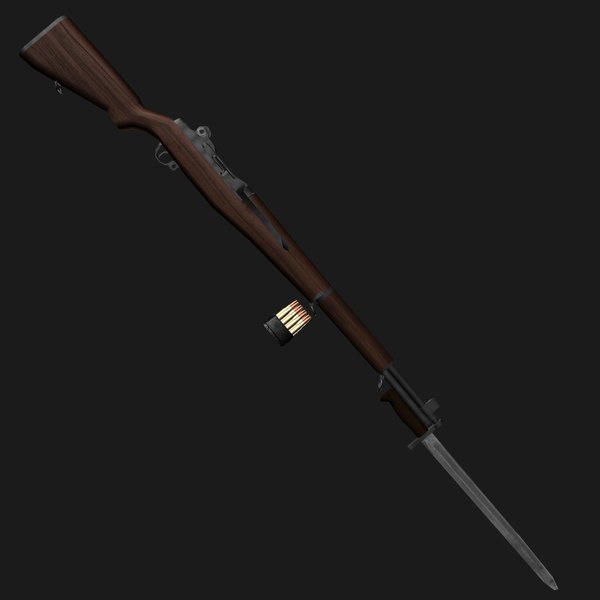 free m1 garand 3d model
