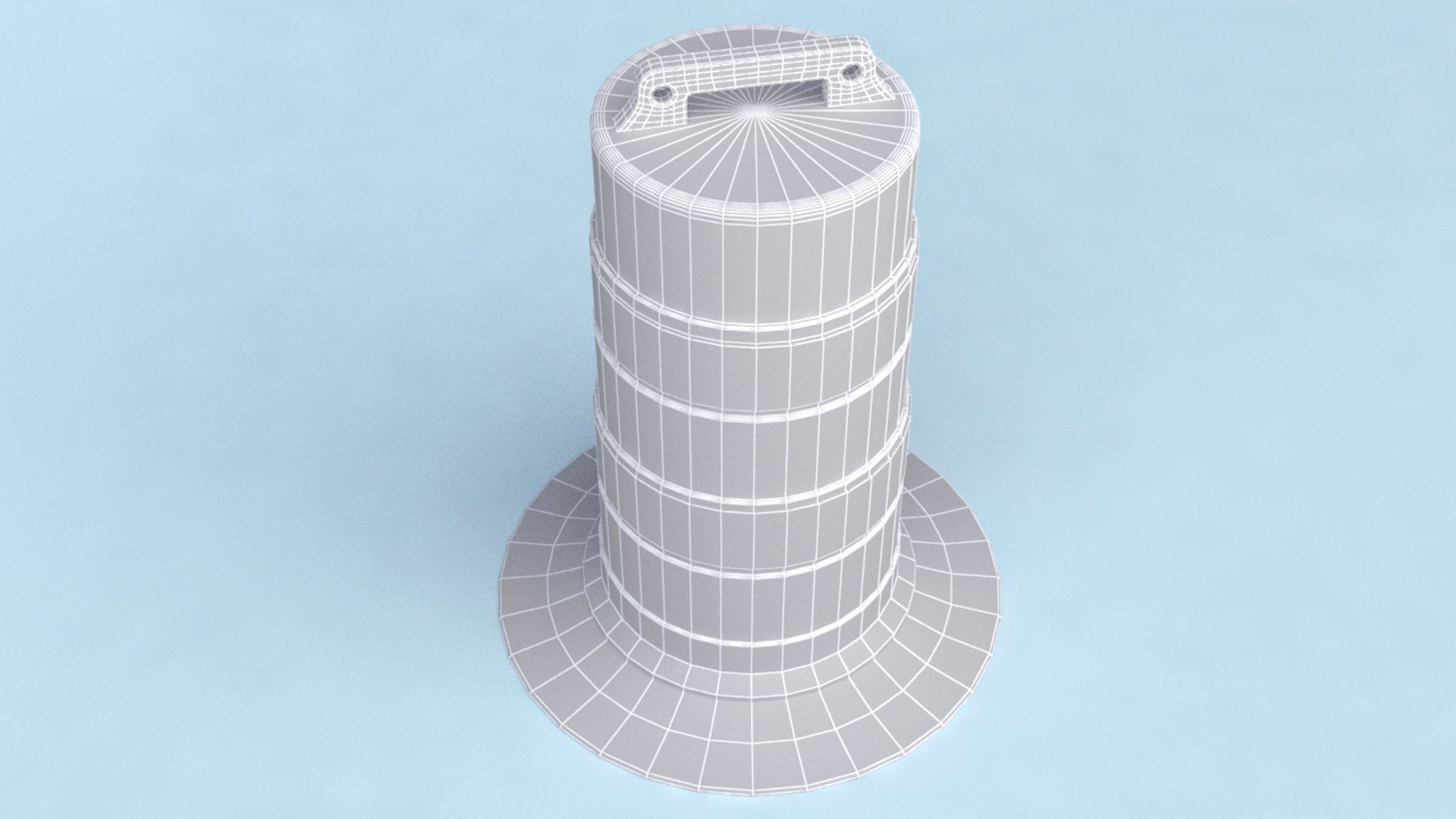 Construction Barrel 3d Model