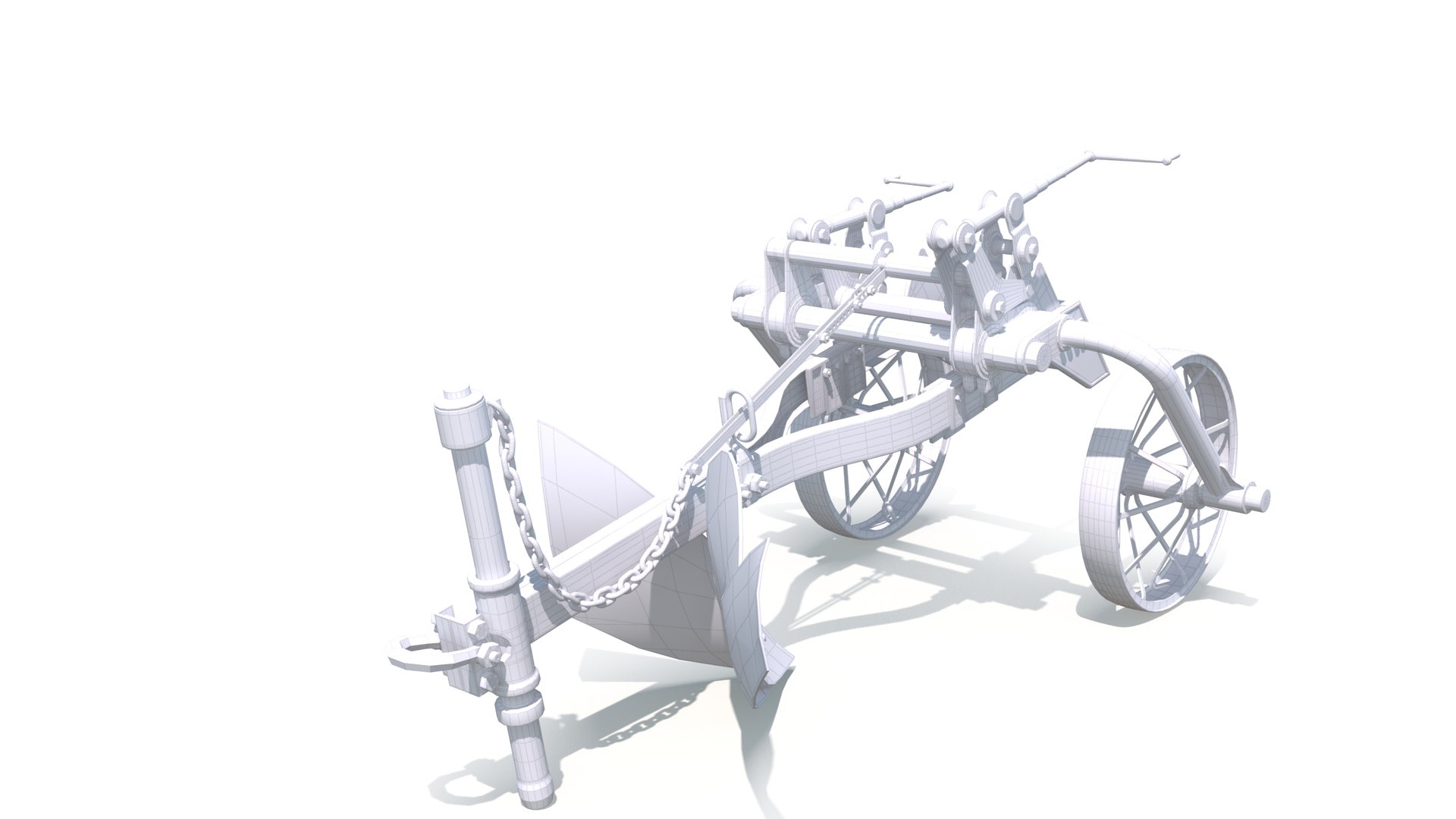 Vintage Plow 3D - TurboSquid 1823408