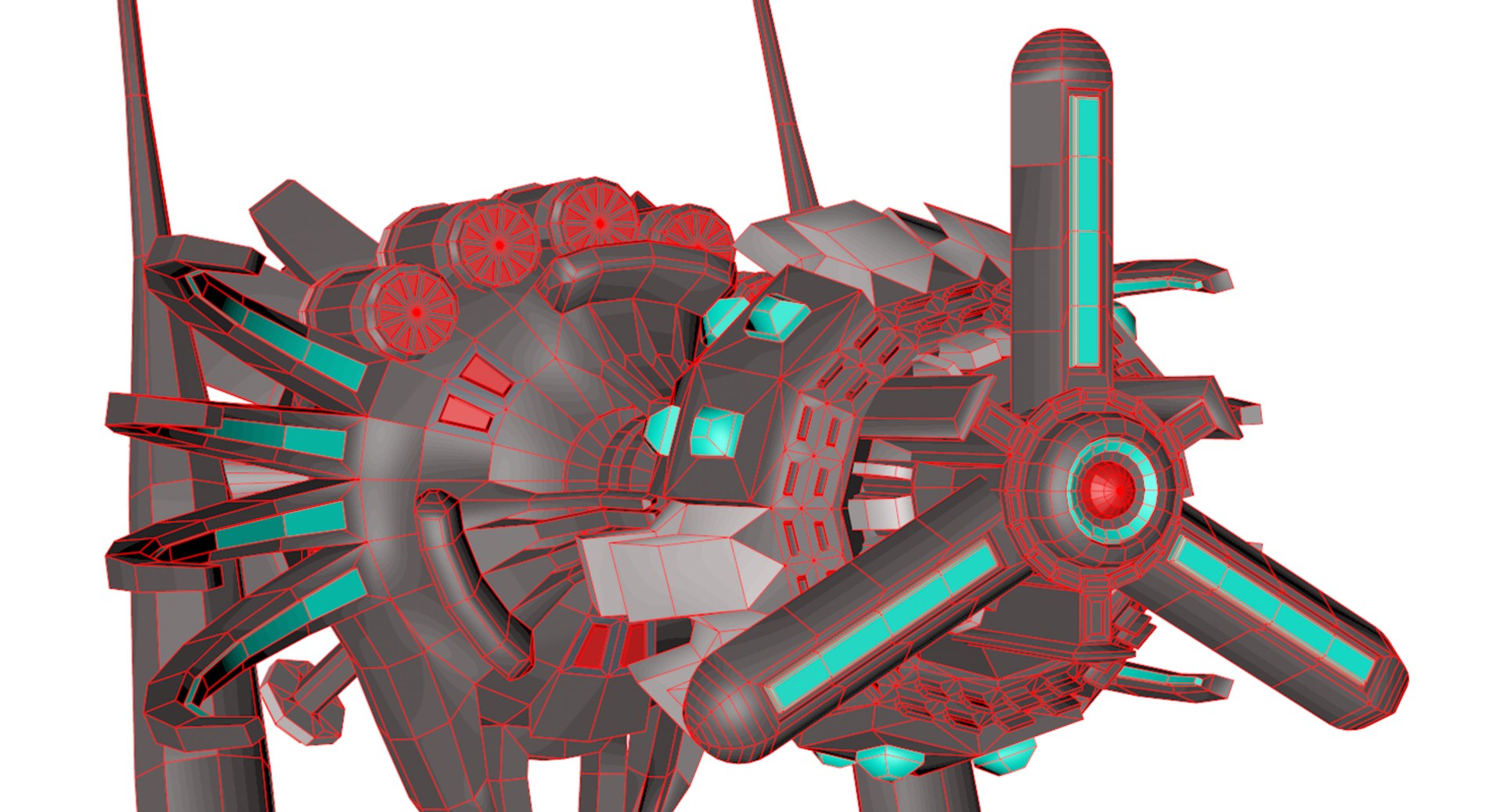 Pack Robot 3d Model