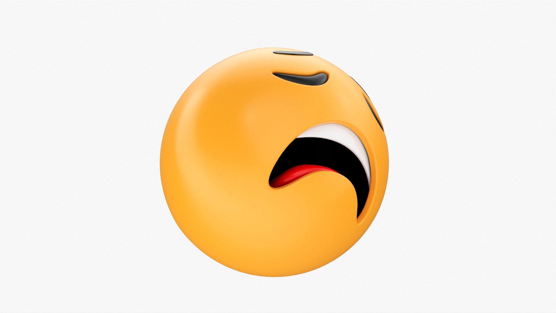 3D Emoji 007 Weary - TurboSquid 1817579