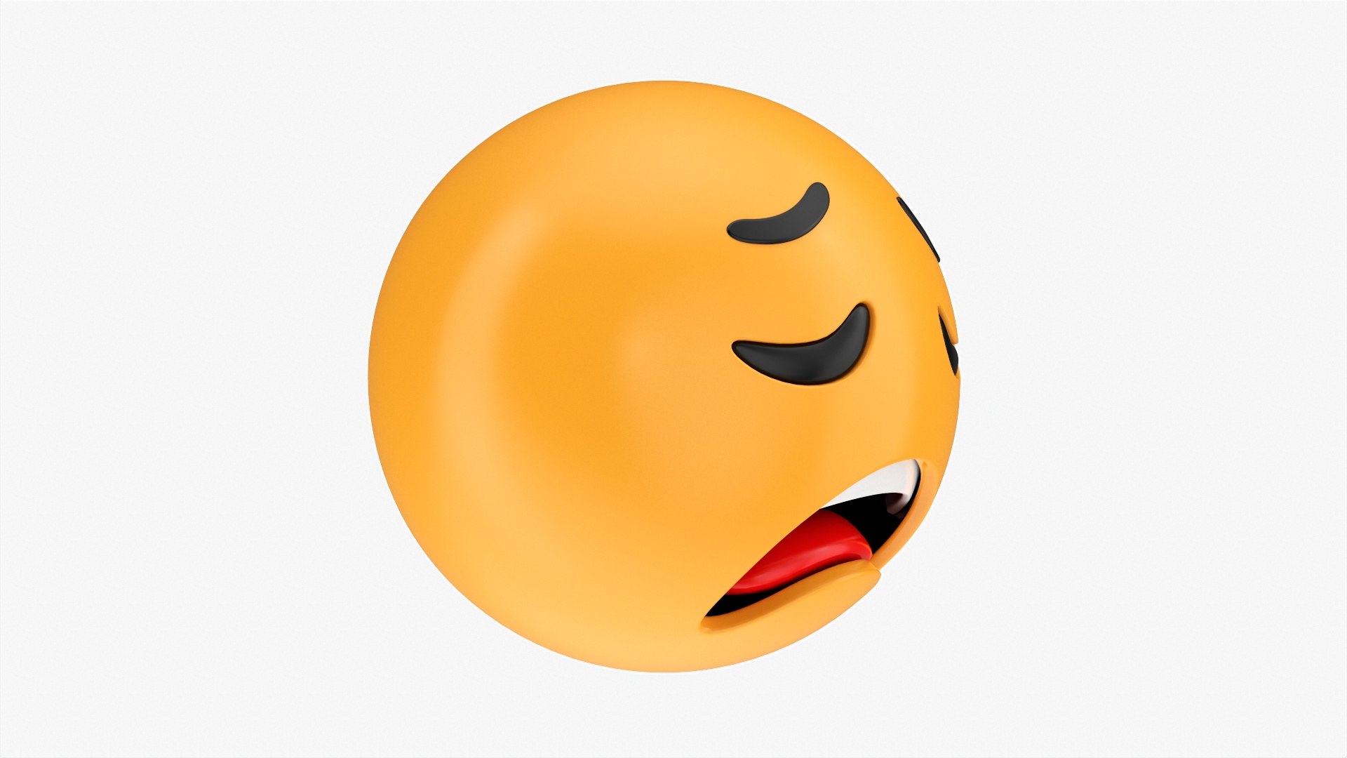 3D Emoji 007 Weary - TurboSquid 1817579