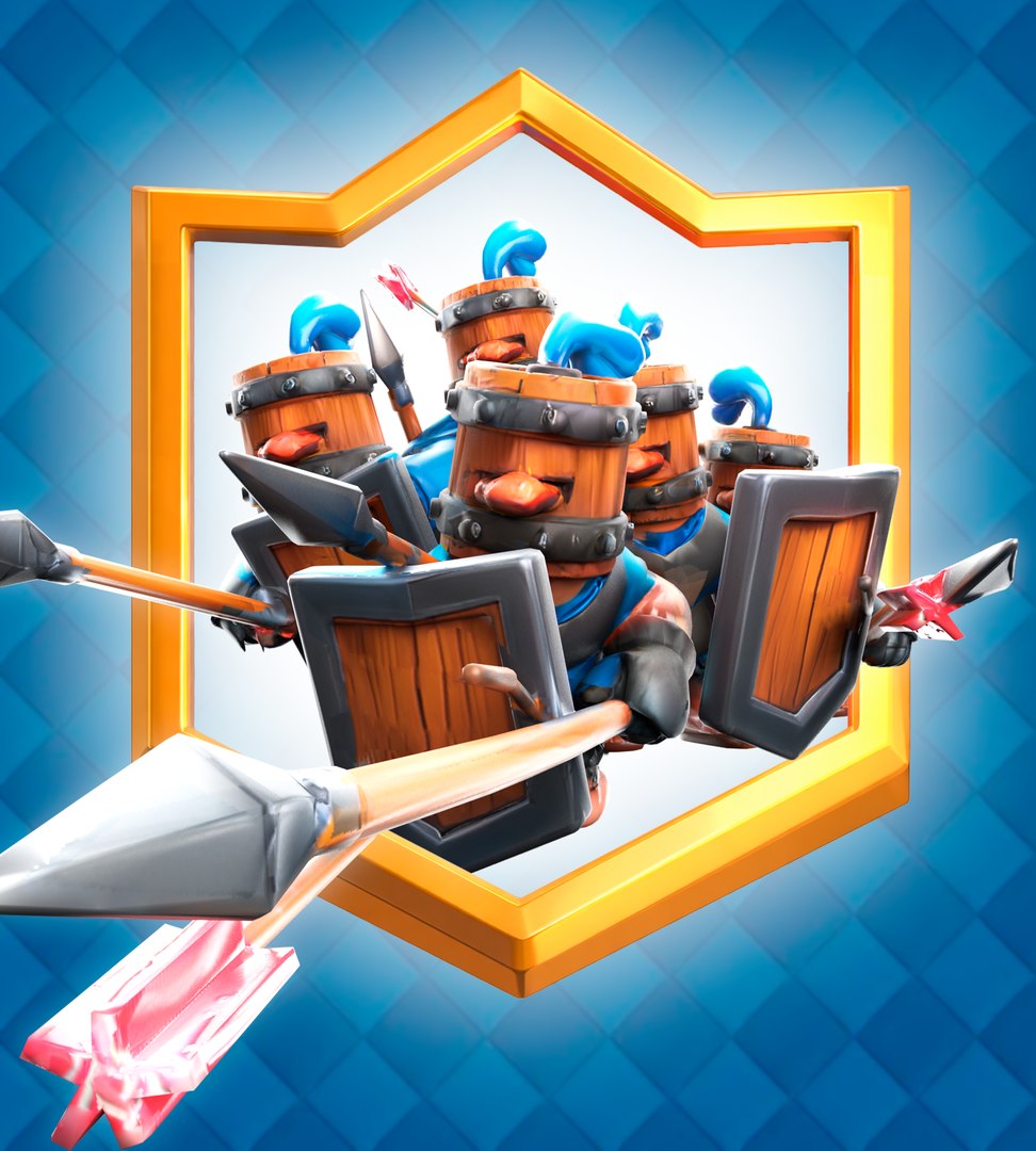 3D Clash Royale Royal Recruits Card - TurboSquid 2508550