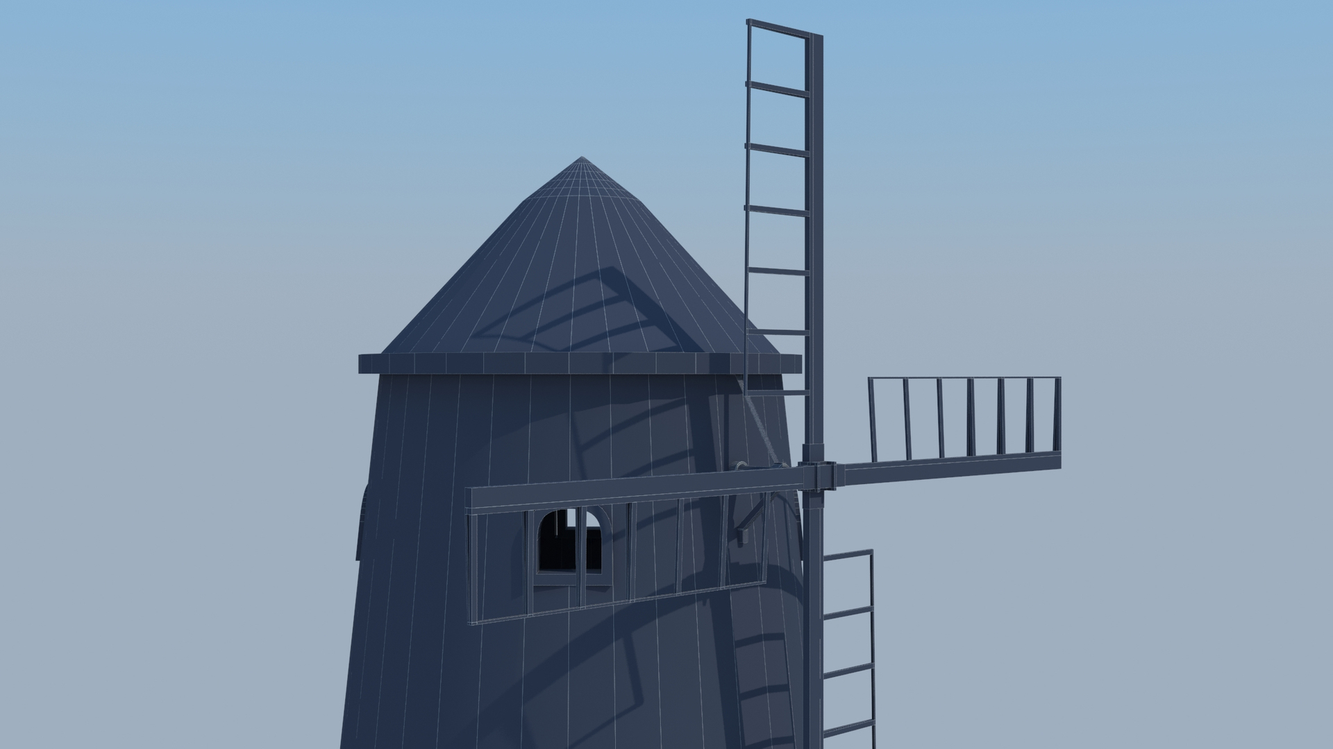 Windmill wind grinder model - TurboSquid 1575926